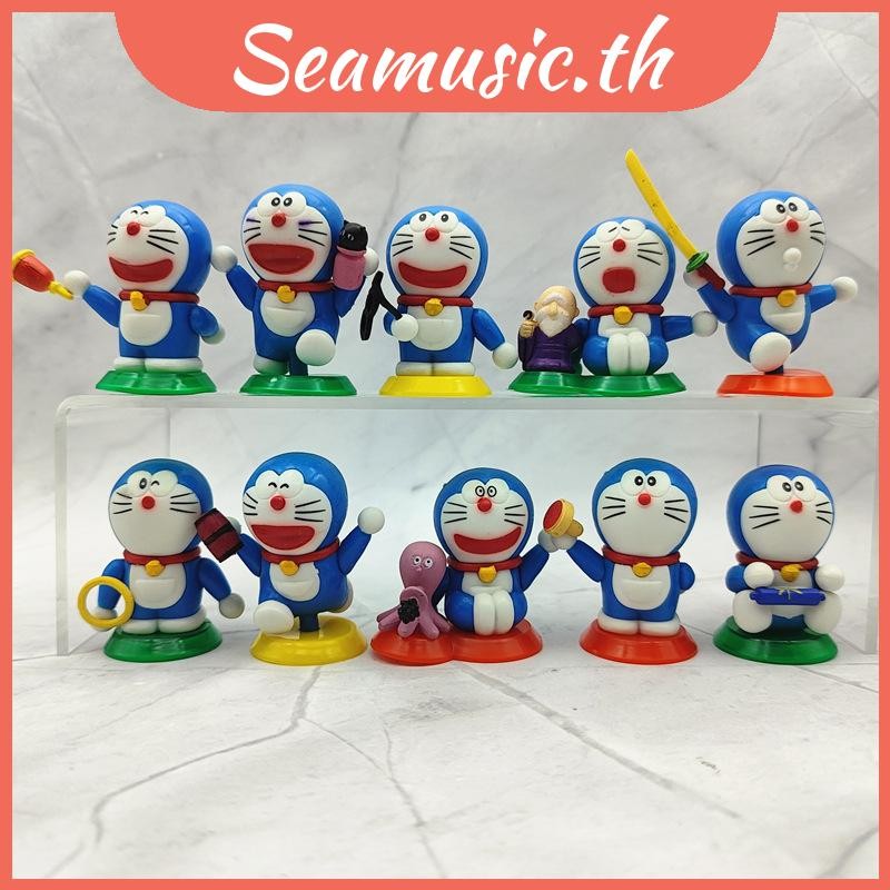 ที่น่าสนใจ Pvc Doraemon Figures Assorted Props Car Cake Decor ของเล่น ...