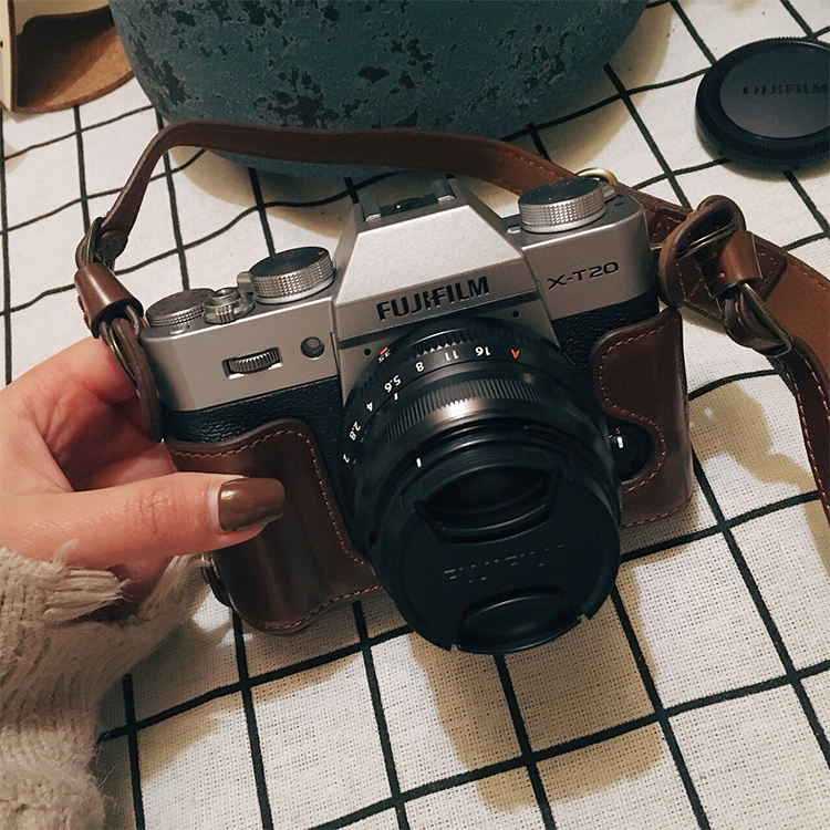Fujifilm XT50 กระเป๋ากล้อง XT20 XT30 XA7 XA5 X100VI XT4 XS10 เคสหนังฐาน XS20 | Shopee Thailand