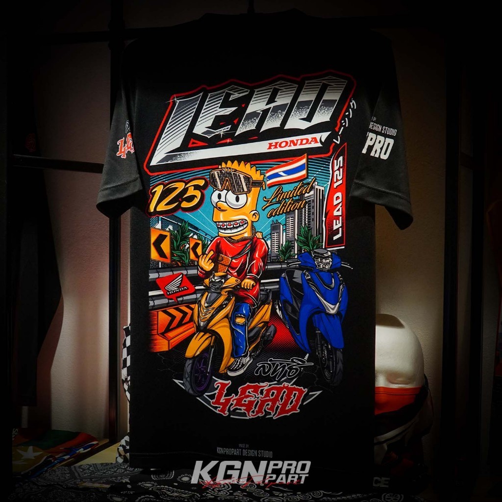 KGNPRO | เสื้อ LEAD 125 Racing 2024 | เสื้อพิมพ์ลาย Sublimation | Micro polyester | Motocycle ...