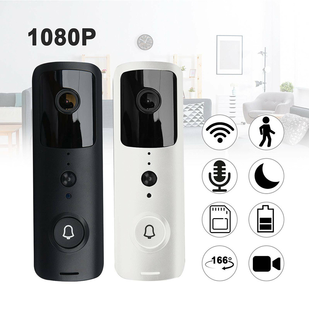 Smart Video Doorbell WiFi Wireless Intercom Door Ring Camera Bell ...