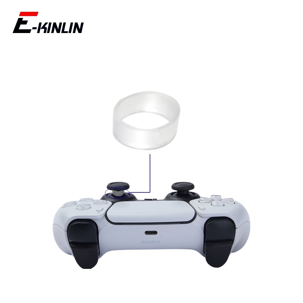 ปกป้องจอยสติ๊กซิลิโคนแหวนฝาครอบสวมใส่ต้านทานยาง Thumbsticks สําหรับ Switch Pro Xbox Series PS3 ...