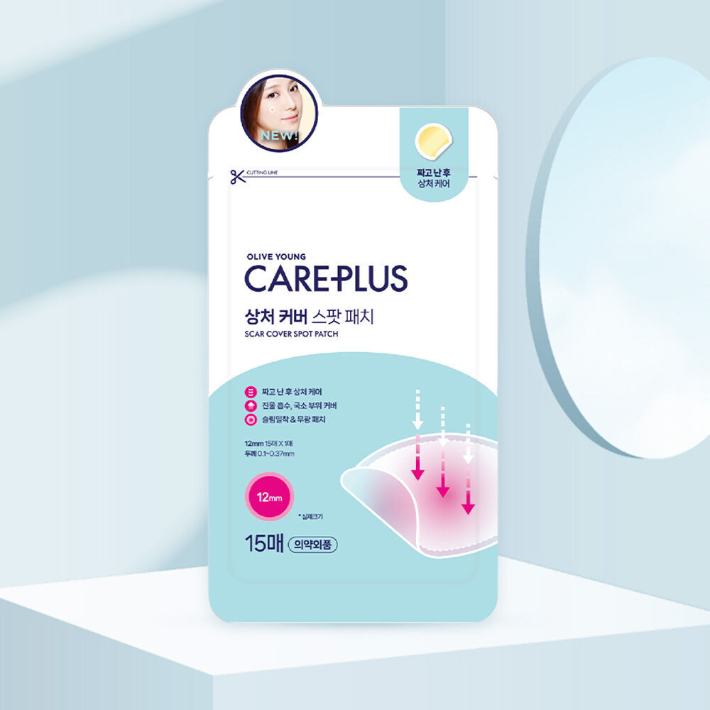 OLIVE YOUNG Care Plus Scar Cover Spot Patch 15 Dots โอลีฟ ยัง แคร์ พลัส สการ์ โคเวอร์ สปอต แพทช์ ...