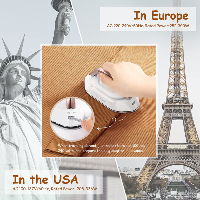 120V/220V Lightweight Mini Dry Iron 30S Heat Press hine Handheld Non ...