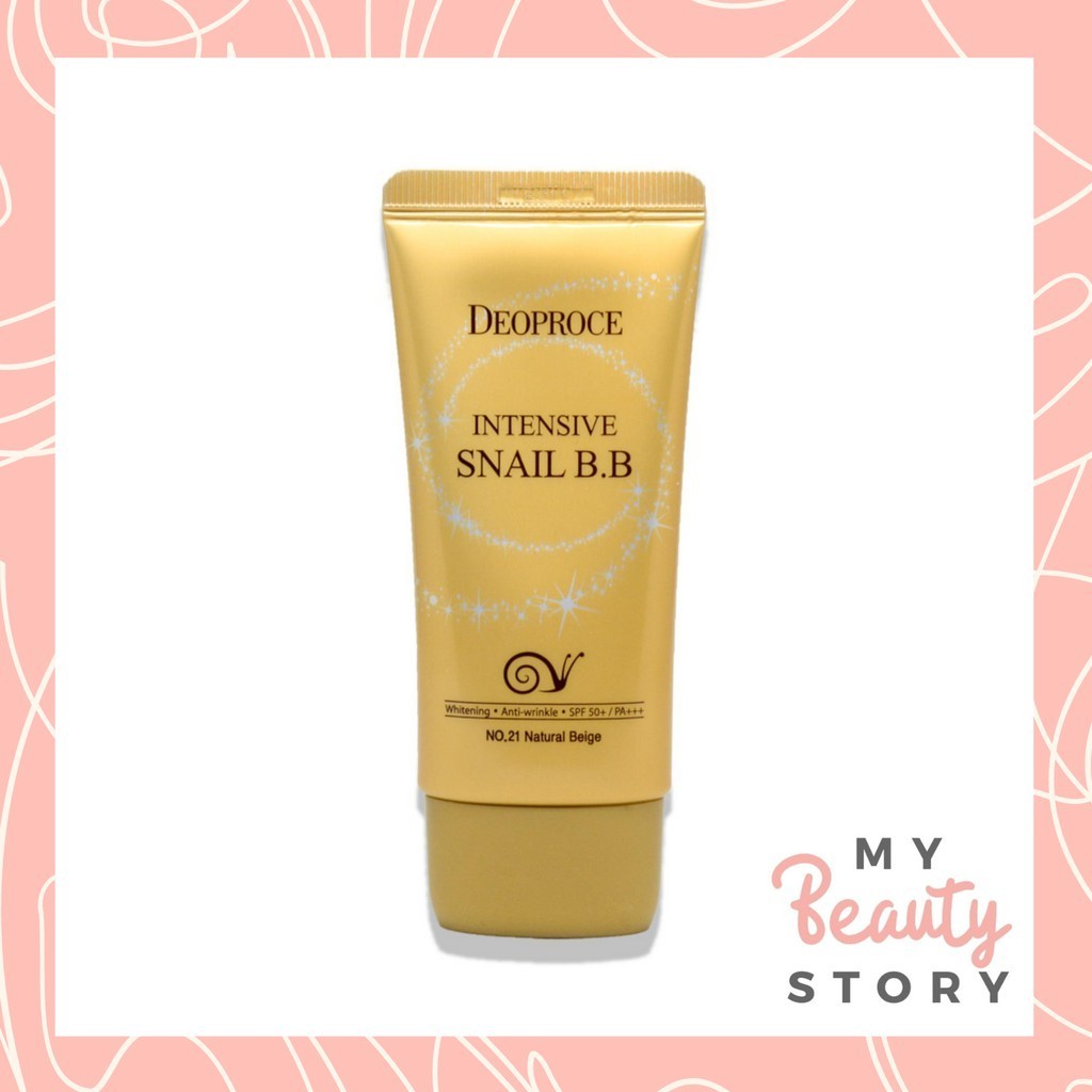 Deoproce Intensive Snail Bb Cream SPF 50+ PA+++ 50ml | Shopee Thailand