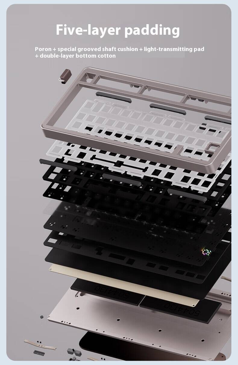TickType คีย์บอร์ดแบบกลไก EVO75 การตรวจจําลองที่สาม 2.4G Bluetooth HiFi คีย์บอร์ดอลูมิเนียมแบบ ...