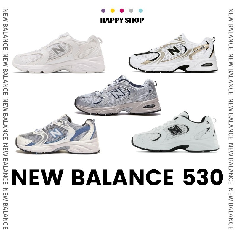 ♞,♘【ของแท้ 100 %】 New Balance NB530 silver white MR530KA MR530KC ...