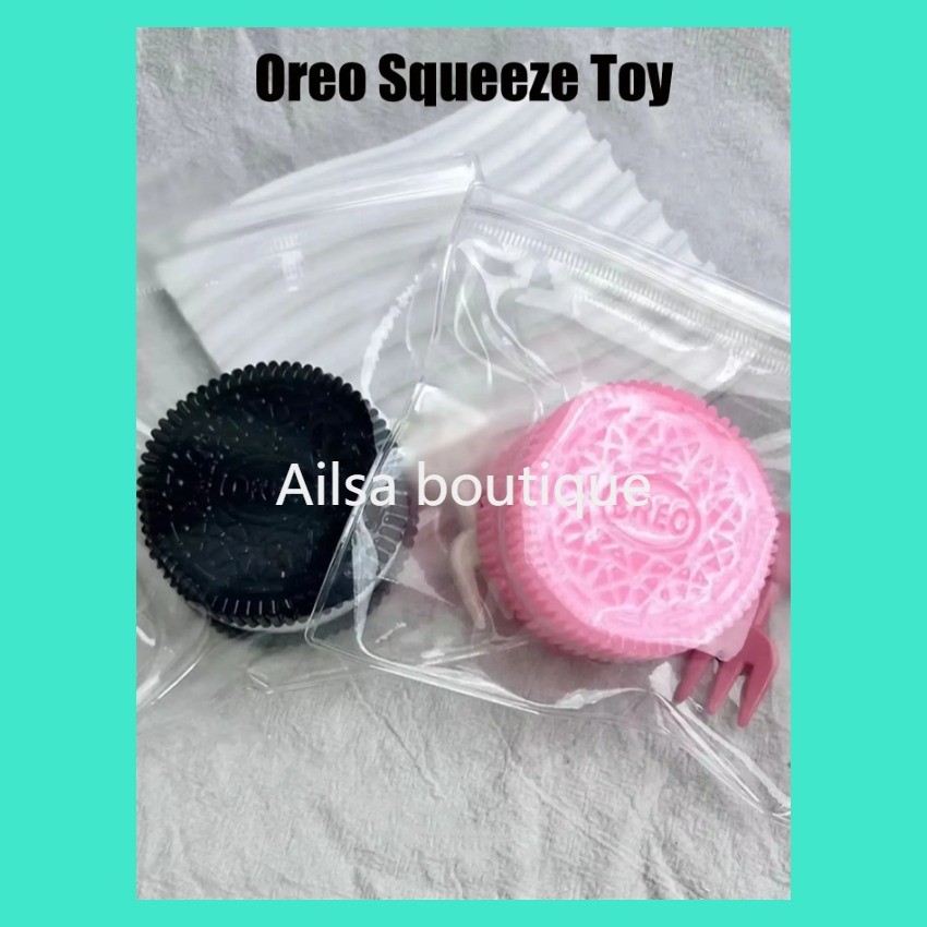 tk Soft Oreo Silicone Stress Pressure Relief Squishy Toys Mochi Taba ...