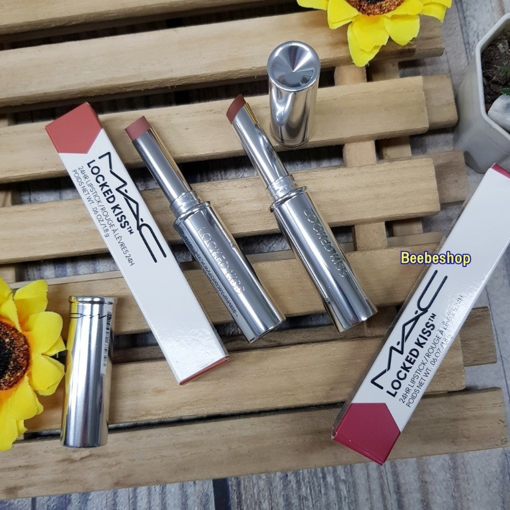 ลิปแม็ค MAC Locked Kiss 24HR Lipstick 1.8g สี 79 COY 61 MISCHIEF 65 ...