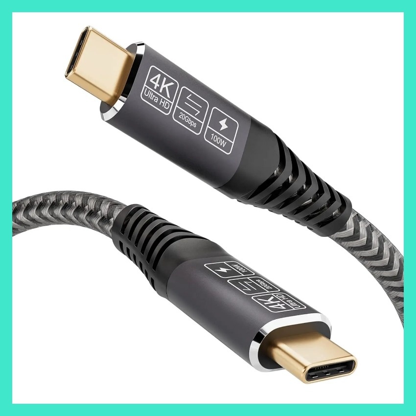 insรุ่นขายดี USB C to USB C Cable 20 Gbps, USB Cable Type C 3.2 Gen2× 2 ...