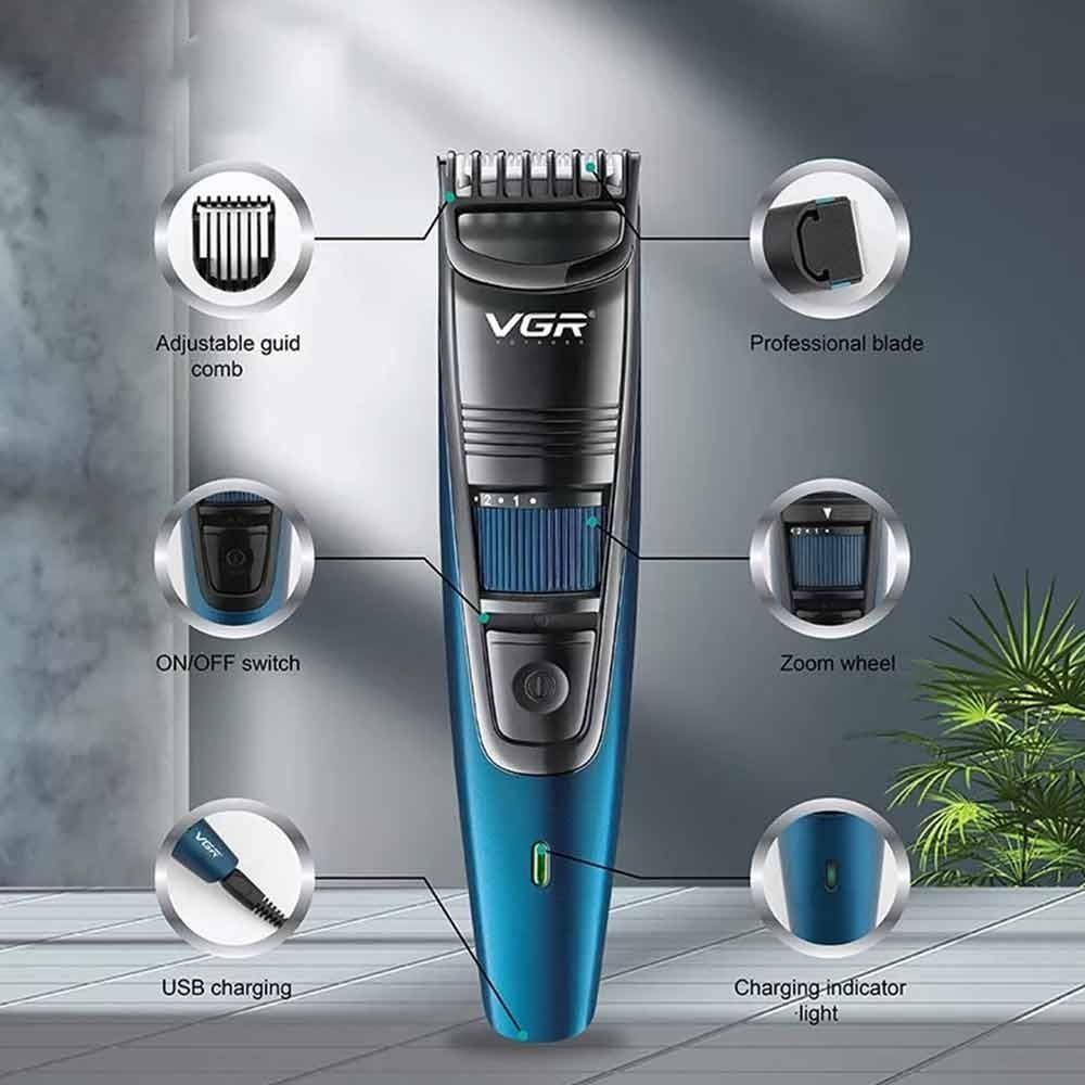 Professional Mens Hair Clippers Shaver Trimmers Machine Cordless Beard ...