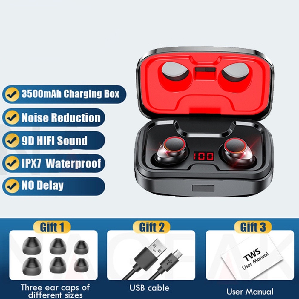 IT รุ่น หูฟัง Bass pro max หูฟังบลูทูธ หูฟังไร้สายสาย 5.0 3 สี แท้ 100% ...