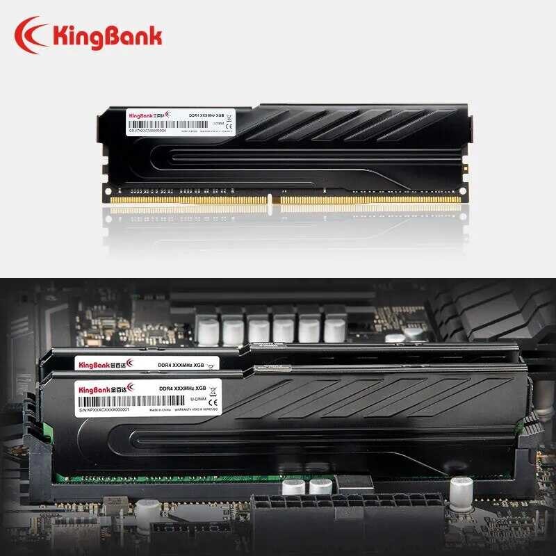 Kingbank Intel Heatsink RAM Ddr4 8Gb 16Gb 2666Mhz 3200Mhz 3600Mhz XMP ...