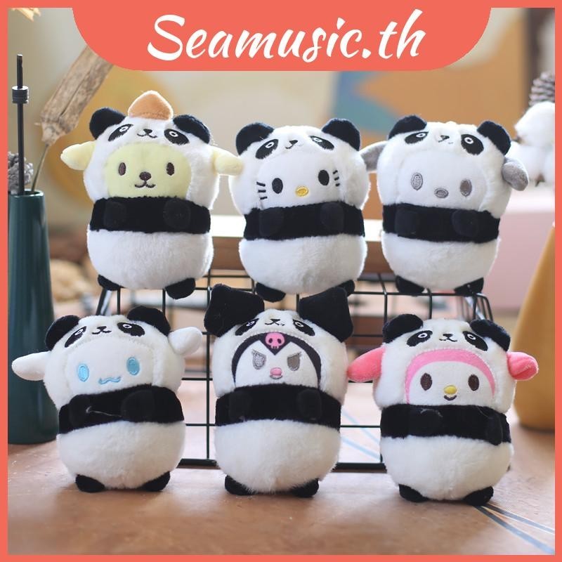 ตุ๊กตา Pochacco Sanrio พวงกุญแจ Soft Panda ตุ๊กตาสัตว์กระเป๋าอุปกรณ์ ...