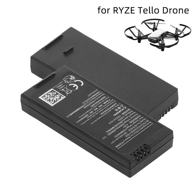 For 6 DJI RYZE Tello Drone Battery Accessory Rechargeable 1100mAh 3.8V ...