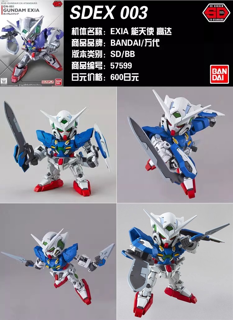 Bandai [คลังสินค้าพร้อม] SDEX BB 01-019 Wind Spirit Red Heresy Unicorn Strike Freedom Destiny ...