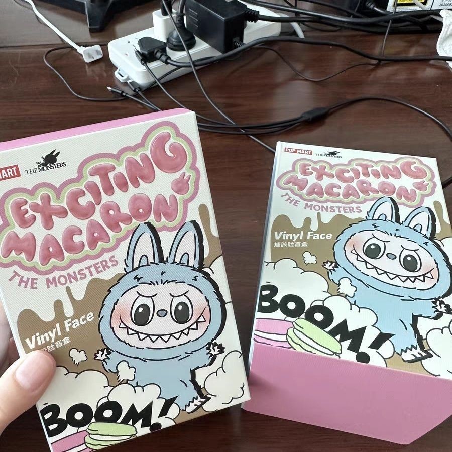 ♞ตุ๊กตาไวนิล labubu Mart labubu Bubble Mystery Box Heart labubu ของเล่น ...