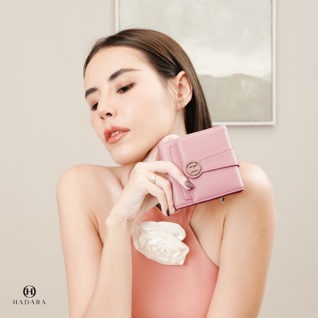 [ลดสูงสุด 2000 ทักแชทรับโค้ด] Hadara กระเป๋าสตางค์ใบสั้น รุ่น Light ...