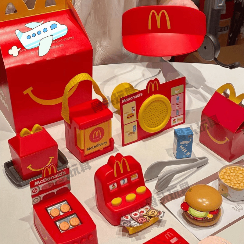 [Toy Express] ของแท้ 2023 เมนูแมคโดนัลด์เครื่องรับเงินสดครบชุดชุดของ ...