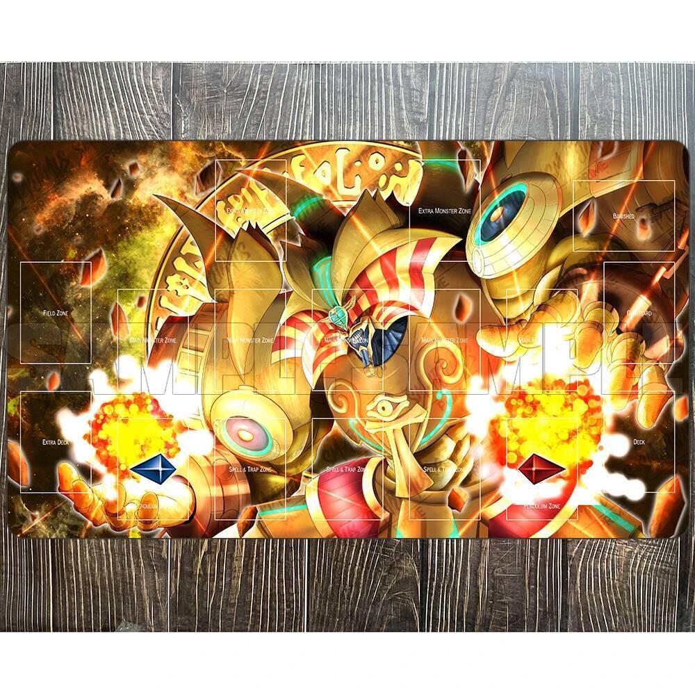 Yu-Gi-Oh Playmat Exodia Mat การ์ดเกม Pad YGO KMC TCG OCG YuGiOh Mat-61 ...