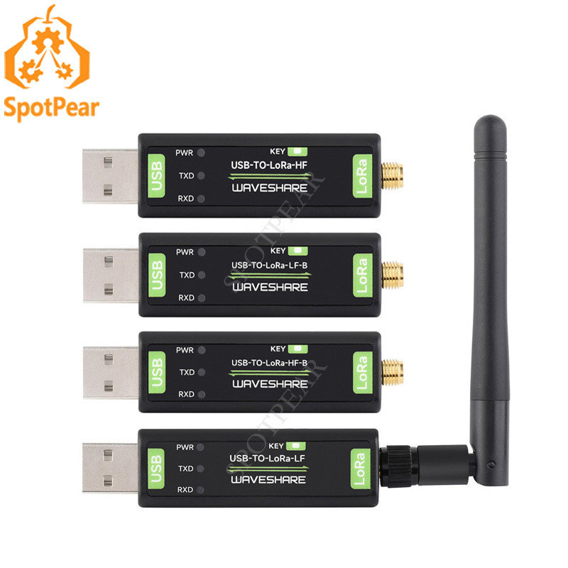 โมดูลถ่ายโอนข้อมูล USB ถึง LoRa ตามบน SX1262 เหมาะสําหรับการอนุกรม ...
