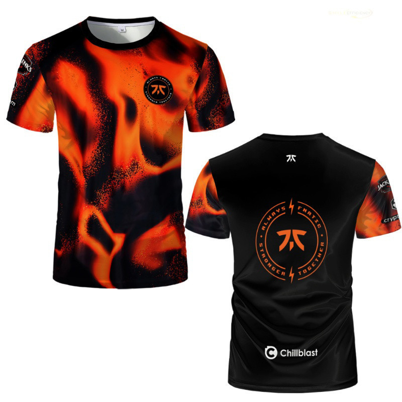 Fnatic Jersey 2024 เสื้อยืดชุดทีมดีไซน์ใหม่ | Shopee Thailand