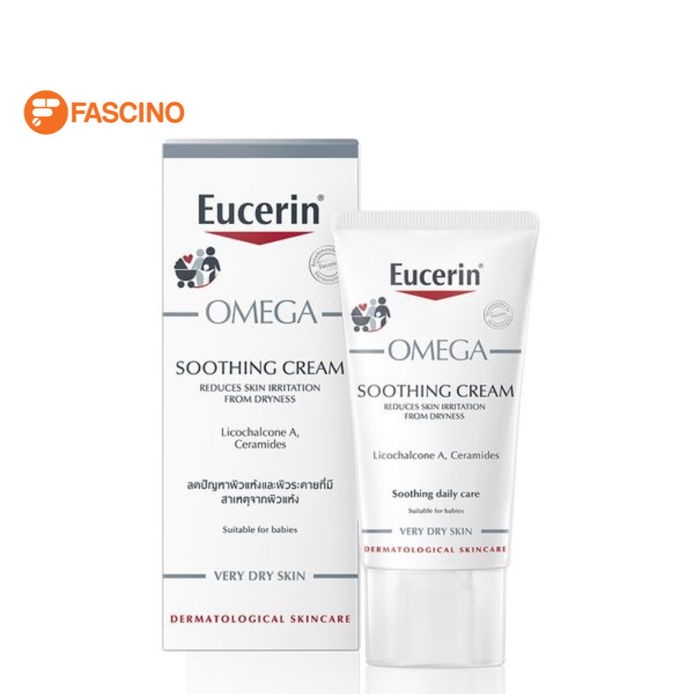 Eucerin OMEGA SOOTHING CREAM ยูเซอริน โอเมก้า ซูทติ้ง ครีม มีให้เลือก 2 ...