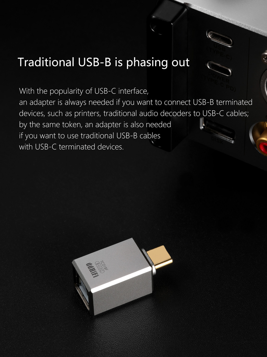 Dd ddHiFi TC01B / TC01BF ตัวแปลงอะแดปเตอร์ USB-B ถึง USB-C คุณภาพไฮไฟ ... Dd ddHiFi TC01B / TC01BF ตัวแปลงอะแดปเตอร์ USB-B ถึง USB-C คุณภาพไฮไฟ ...