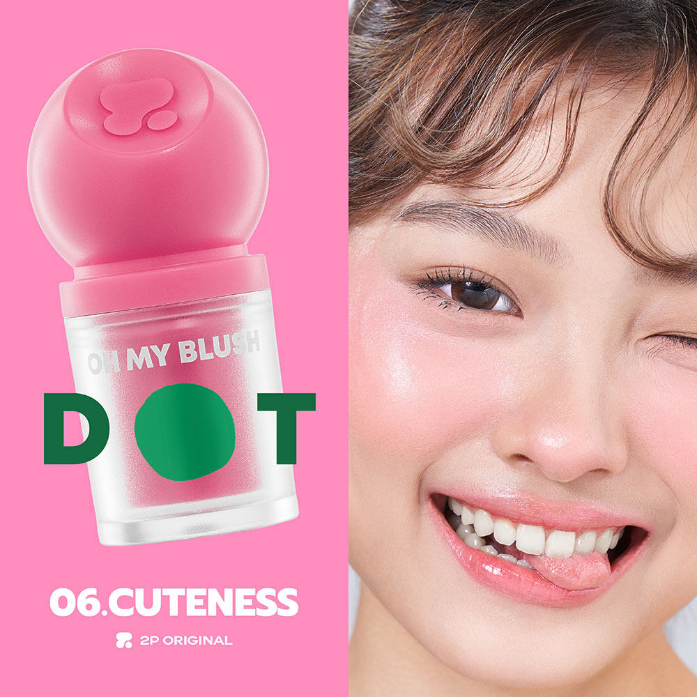 2P Original Oh my Blush Dot 3g ทูพี ออริจินอล บลัชออนสูตรน้ำ เนื้อนุ่ม ...