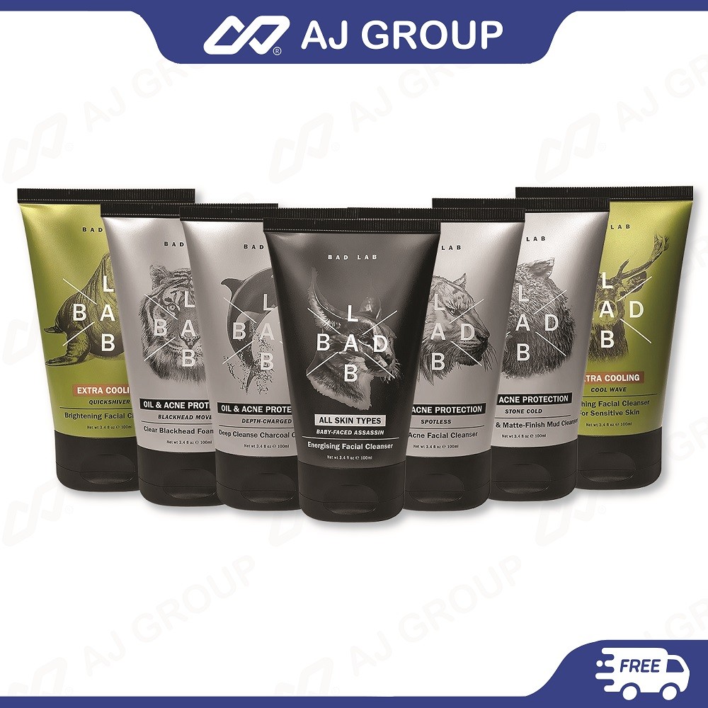 Bad Lab Facial Cleanser Face Wash (100ml) [นักฆ่าใบหน้าเด็ก / ชาร์จความ ...