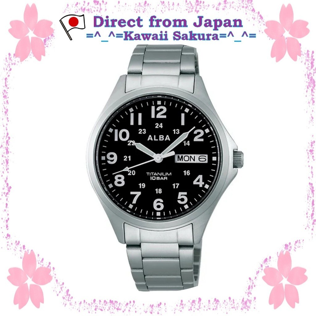 [Seiko Watch] Alba Quartz Titanium Sporty Reinforced Waterproof for ...
