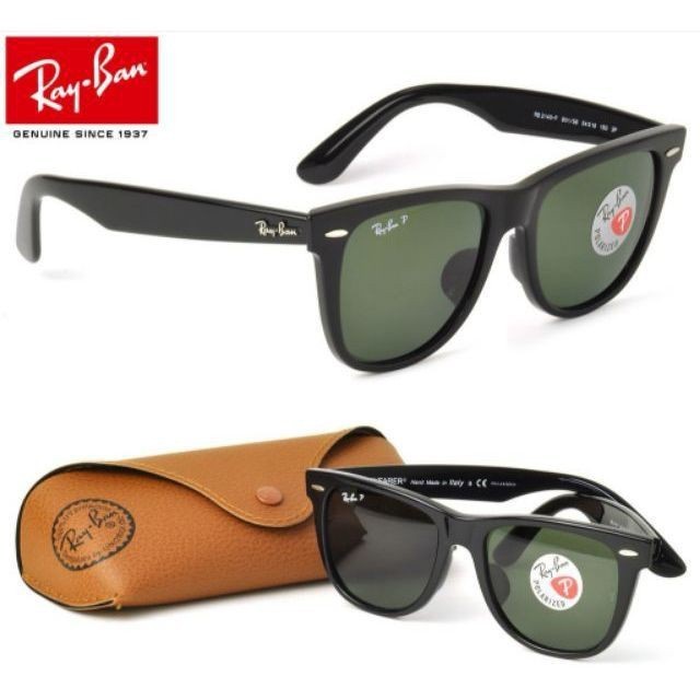 Ray/ban Wayfarer Luxottica Italia ของแท้ 100% | Shopee Thailand