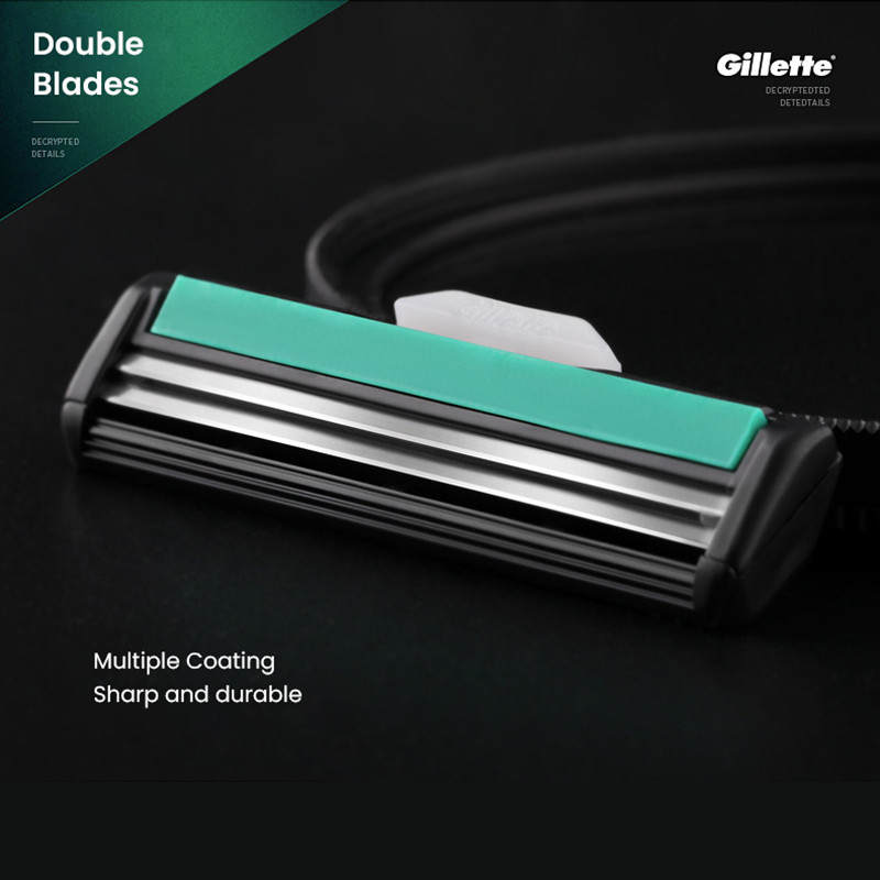 Gillette Vector 3 Razor Set Sharp และทนทาน 2 ชั้น Blades Mans Shaving ...
