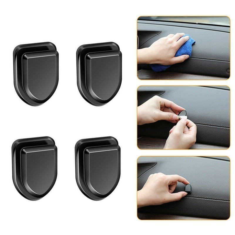 Carbon Fibre Mini Car Storage Hook - Self-Adhesive Front Row Backboard ...