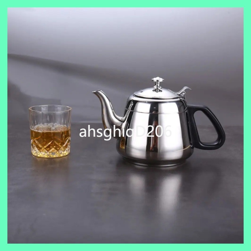 aaa กาต้มน้ำชากาน้ำชาสแตนเลส 1.2L/1.5L/2Lเตาโลหะกาแฟหม้อหม้อสำหรับHotboilingหม้อแก๊สinduction ...