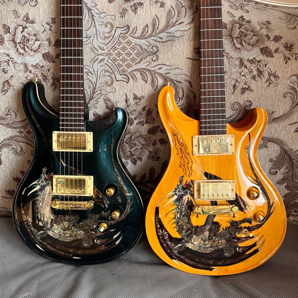 Prs Paul Reed Smith Dragon 2000 กีตาร์ไฟฟ้า Dragon Abalone Pearl Inlaid ...