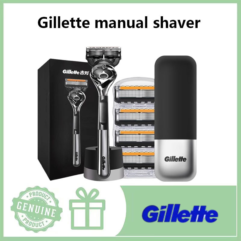 Gillette Manual Shaver Mens Gillette Blade Speed 5 Blade Beard Blade ...