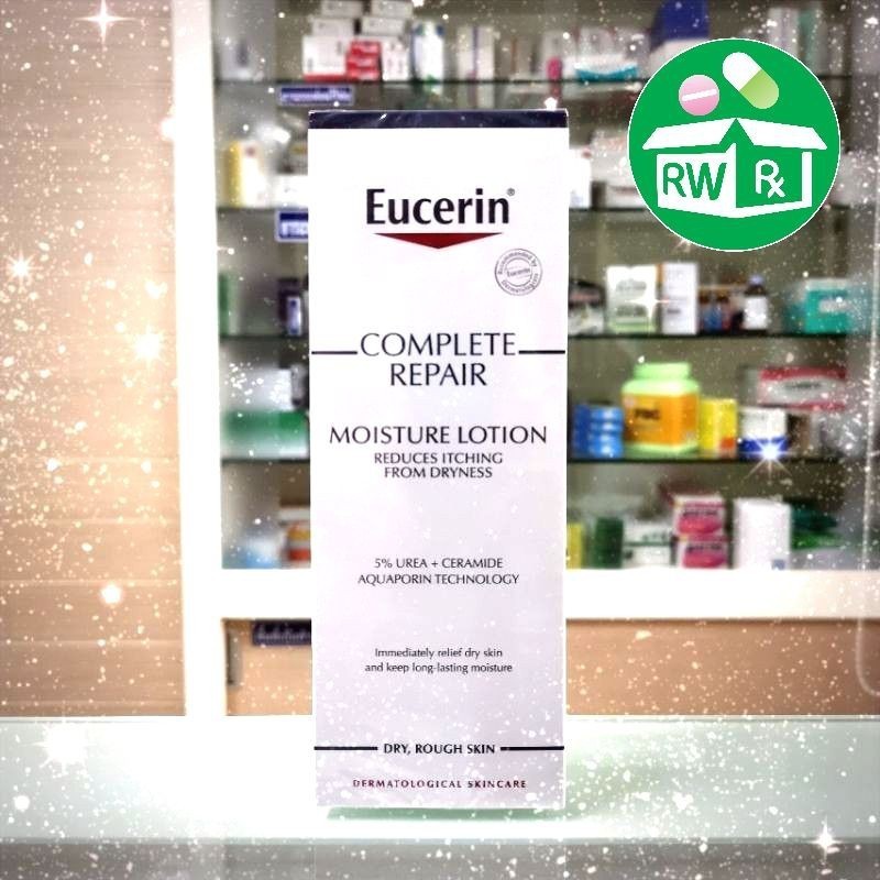 *Exp.11/26* Eucerin Complete Repair Moisture Lotion ฝาน้ำเงิน 250ml. ของแท้ ฉลากไทย รุ่นมีกล่อง ...