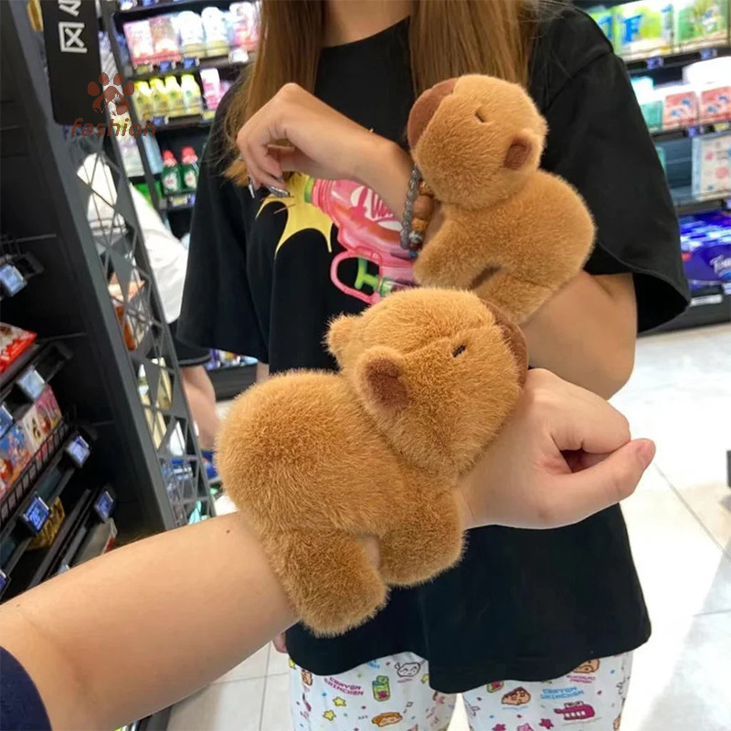 ♞[ แฟชั ่ น ] น ่ ารัก Capybara Clap วงกลมของเล ่ น Slap Snap Wrap สายรัดข ้ อมือสร ้ อยข ้ อมือ ...