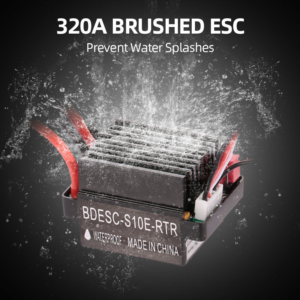 320a กันน้ําแปรง ESC 5V/2A BEC 60A Speed Controller 25 มม.พัดลมระบาย ...