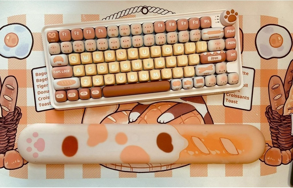 Akko Bread Paradise Keycap MOG Profile 139 คีย์ PBT ห้าด้าน Dye ...