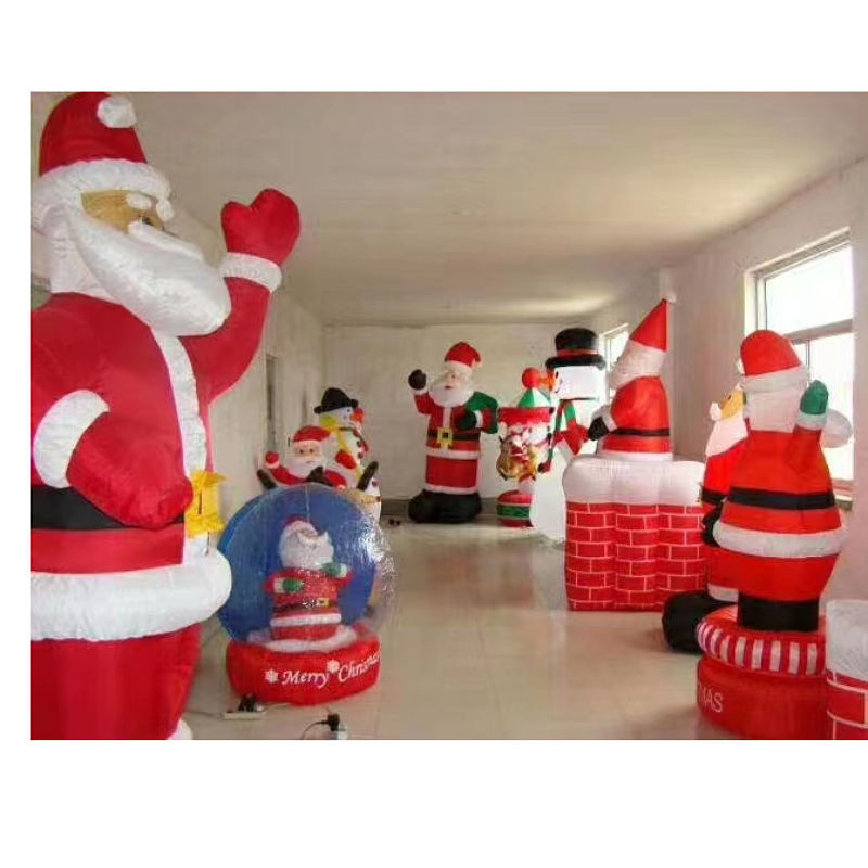 ตกแต่งคริสต์มาส Snowman พอง Arch การตกแต่งลานห้างสรรพสินค้าซานตาคลอส ...