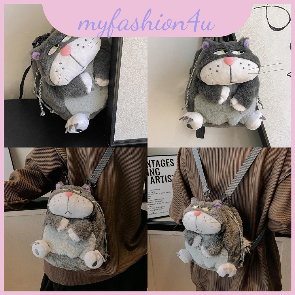 Lucifer Cat Plush ของสะสม พร้อมถุงหิ้วการ์ตูนรูดปิด สไตล์แฟชันสำหรับ ...
