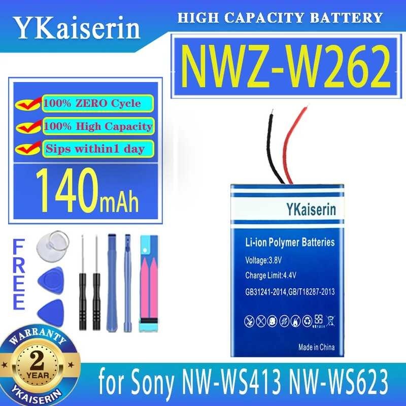 แบตเตอรี่ YKaiserin NWZW262 (401225 2 สาย) 140mAh สำหรับ Sony NW-WS413 ...