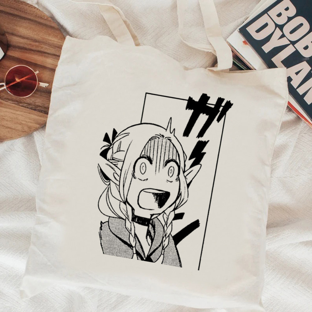 Dungeon Meshi shopping bag tote กระเป๋ารีไซเคิลผ้าฝ้าย bolsa shopper ...