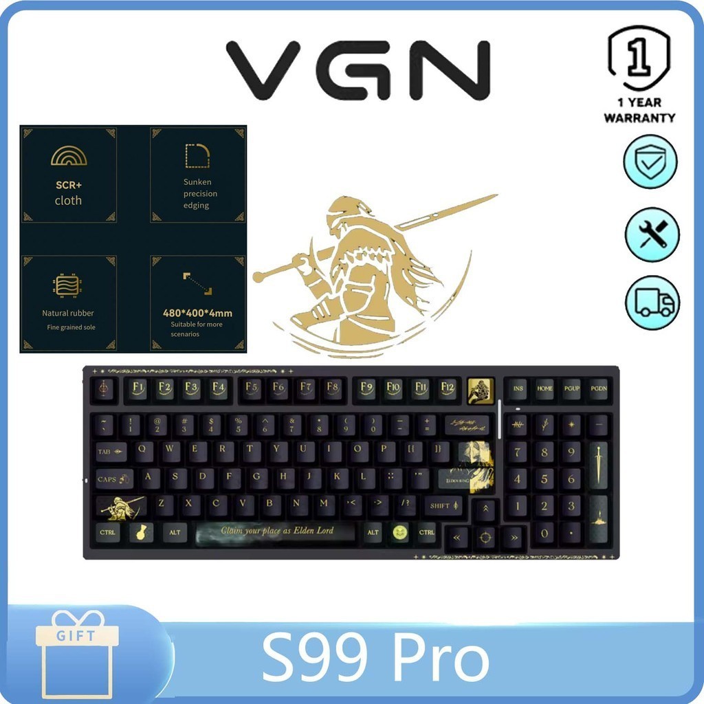 Vgn S99 PRO Elden Ring Aldenfarring Custom Mechanical Keyboard ชุดแผ่น ...