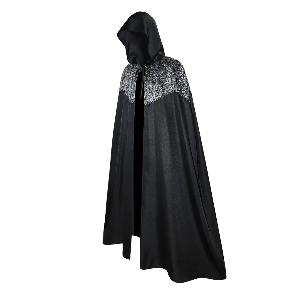 The Witcher Season 3 Geralt Black Cloak Halloween Carnival ชุดคอสเพลย์ ...