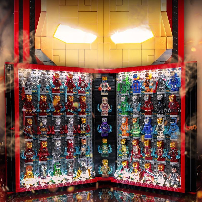 Marvel Iron Man Building Block Book ใช้งานร่วมกับ Lego Building Blocks ...