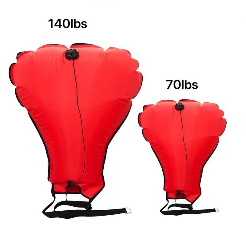 70 Ebd / 140Lbs Scuba Diving Lift Bag อุปกรณ์ดำน้ำช่วยชีวิตสำหรับซ ...