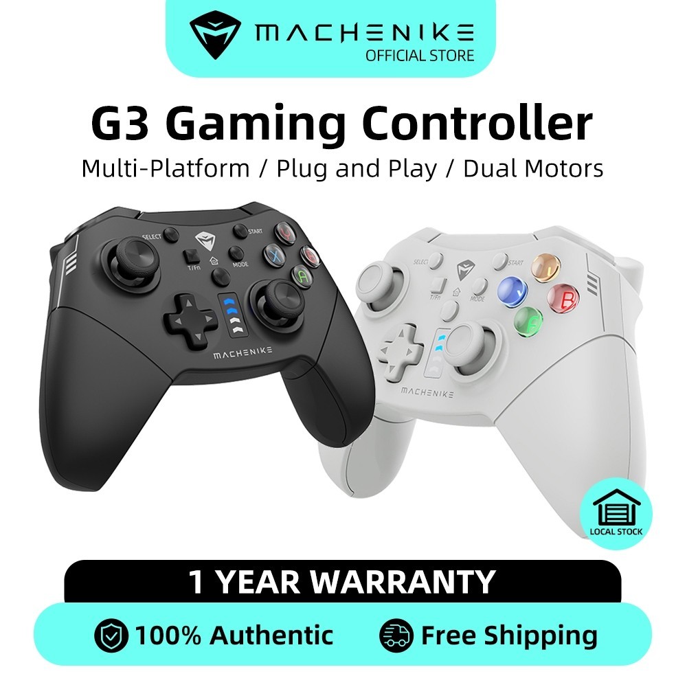 Machenike G3 Gaming Controller Gamepad ปุ่ม Backlit แบบมีสาย / ไร้สาย 2 ...