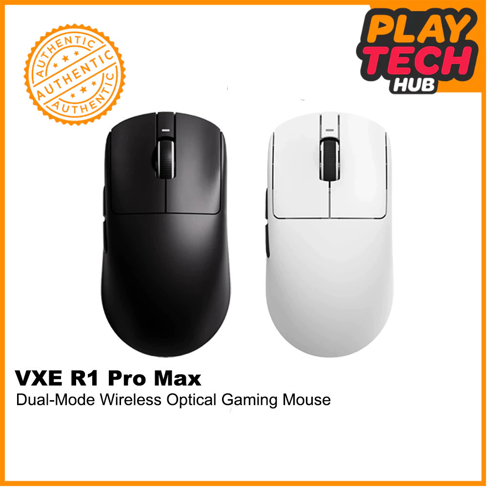 Vxe R1 Pro Max เมาส์เล่นเกมออปติคัลไร้สายสองโหมด | Shopee Thailand